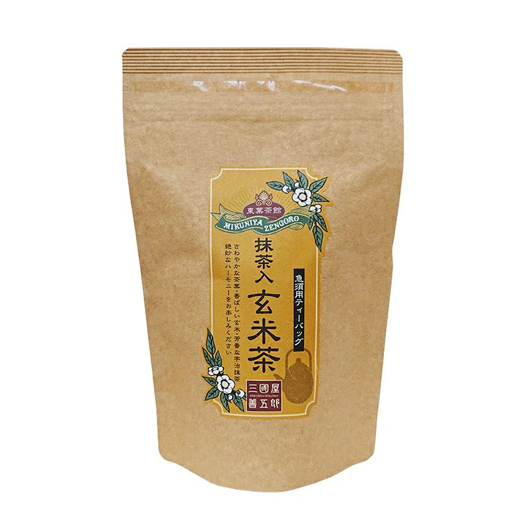 抹茶入玄米茶 急須用ティーバッグ5g×20p | 三國屋善五郎オンラインストア 大正時代から受け継ぐ伝統のお茶専門店
